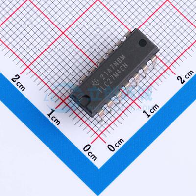 TLC27M4CN PDIP-14 全新原装 TI(德州仪器)