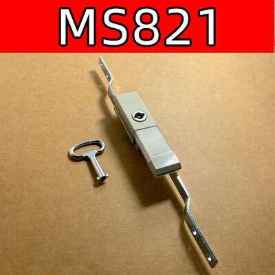 米色MS821连杆锁一字电柜锁天地锁电箱机箱锁威图柜锁配可配锁杆