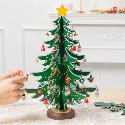 DIY Christmas Tree Decoration Desktop Mini Decoration装饰品