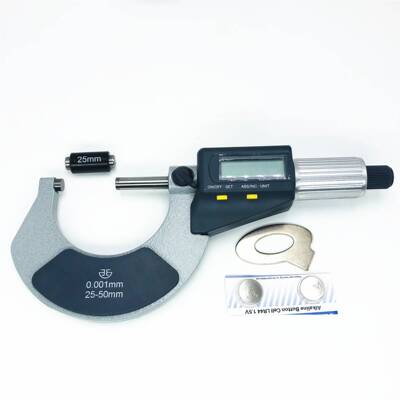 新款青量电子数显外径千分尺0-25-50-75-100-125-150-175精度0.00