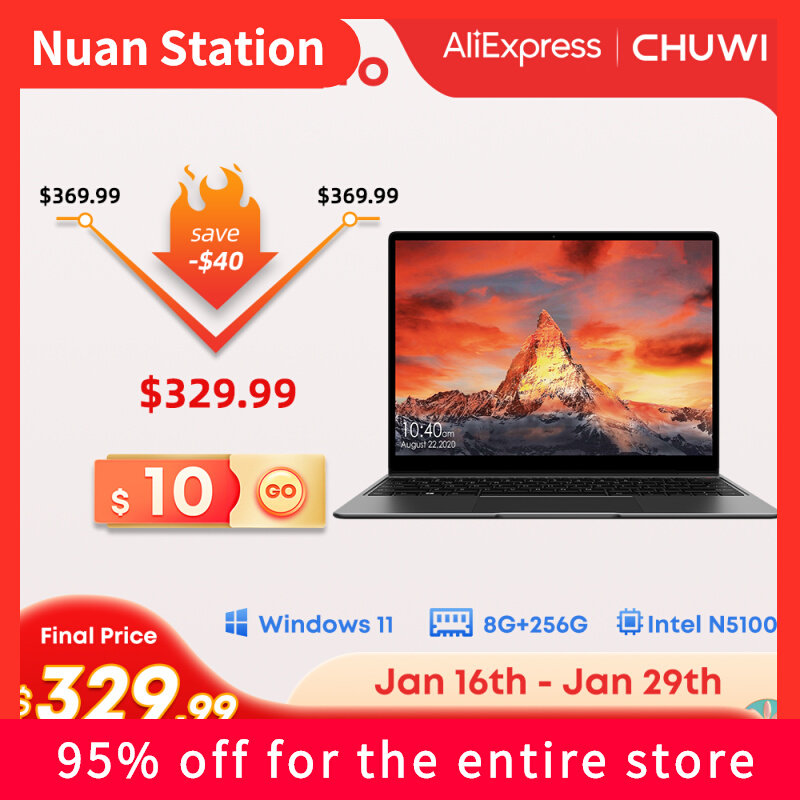 CHUWI GemiBook Pro 14 inch 2K Screen Laptop 8GB RAM 256GB SS_虎窝淘