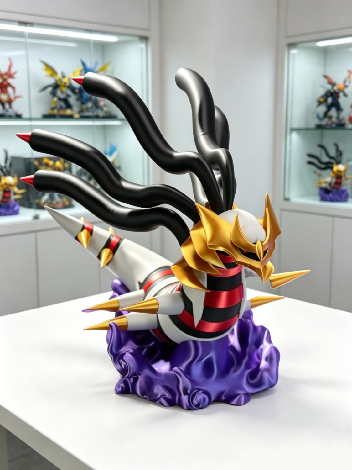 3D骑拉帝纳 反转世界 第四世代精灵神兽模型神奇宝贝手办潮玩