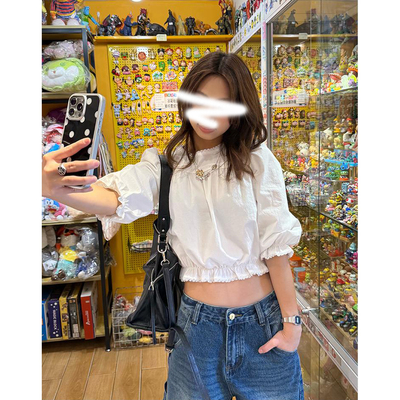 范智贤sister夏季法式洋气小衫