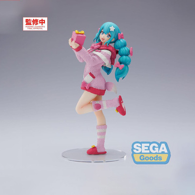 预定 SEGA 世嘉 High Premium Figure 初音未来 毛茸茸圣诞 景品