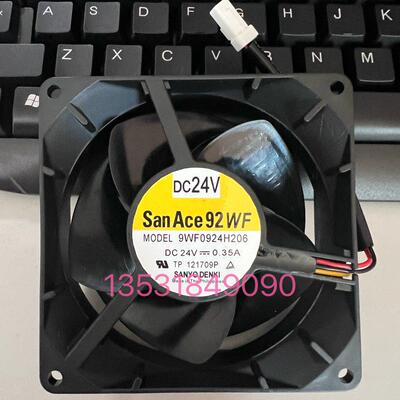 原装三洋变频器驱动器风扇9WF0924H206 9WF1224H1D03测速信号全新