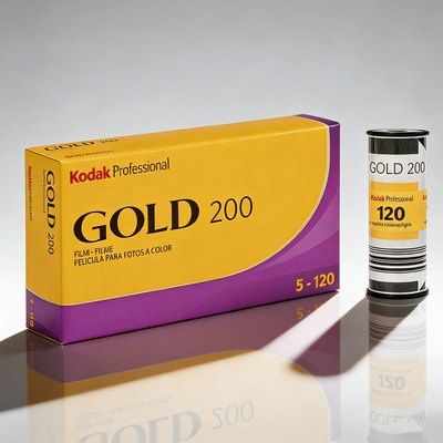 120柯达彩负金200中画幅Ektar100富士反转片乐凯200福马黑白胶卷