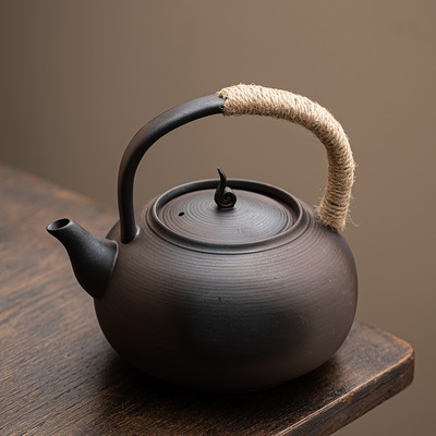 原矿柴烧提梁壶1.2L煮水壶