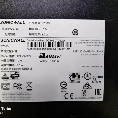 售前询价Sonicwall TZ500防火墙 成色还可以 有点使用痕