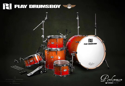 PLAY DRUMS BOY 22寸架子鼓爵士鼓专业演奏PD表演家系列架子鼓