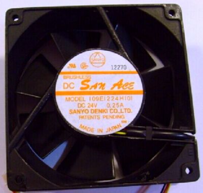 109E1224H101 DC24V 0.25A原装日本   120*120*38铝框风扇