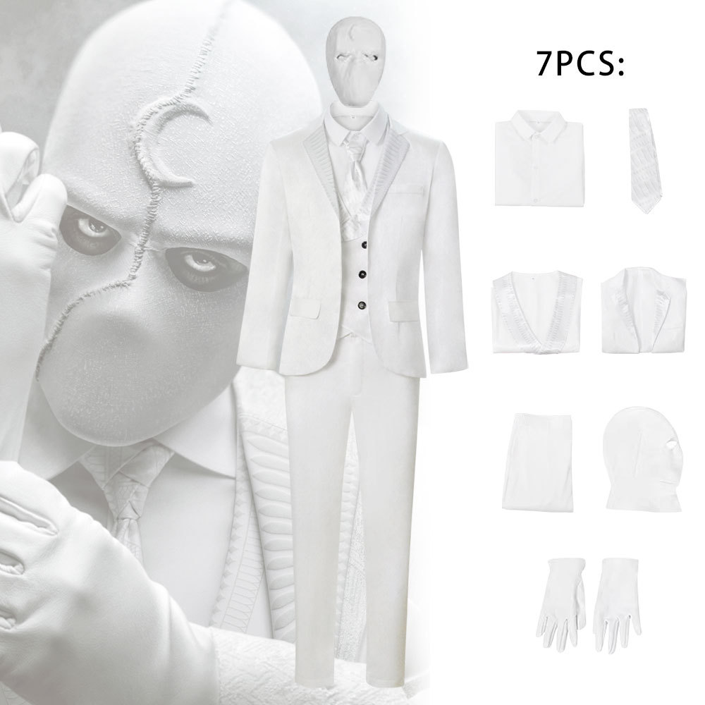 新款电影月光骑士cos服西装全套万圣节MoonKnightcosplay服装