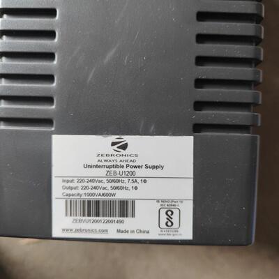 ZEB-U1200 ZEBRONICS不间断工业电源议价维修