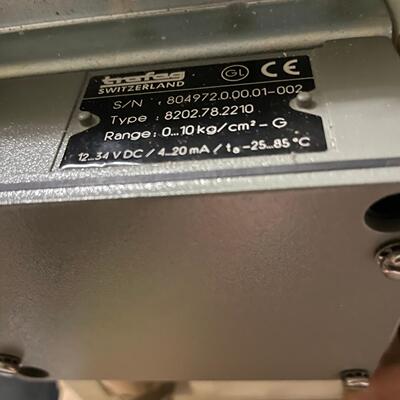 8202.78.2210 TRAFAG压力传感器 0-10kg工控器件议价维修