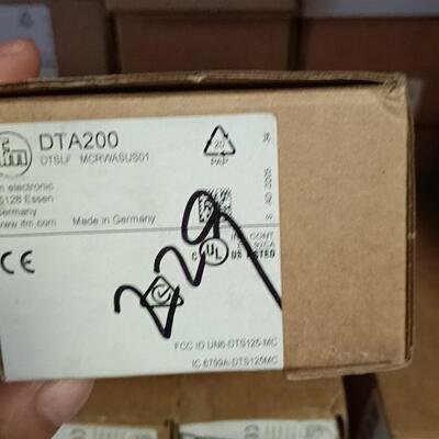 DTA200 RFID读取头 易福门工业自动化传感识别配件议价维修