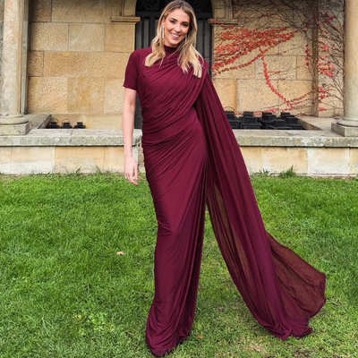 WEIRDPUSS安可拉红ins风连衣裙