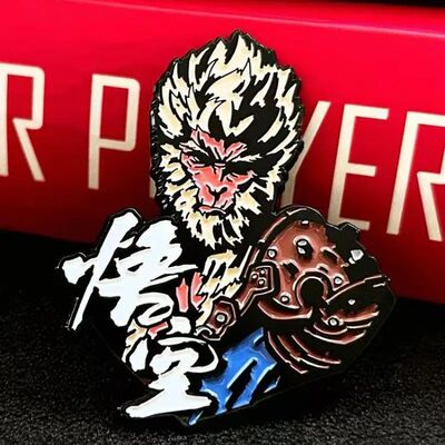 O Destinado Um Broche Criativo Dos Desenhos Animados, Mito P