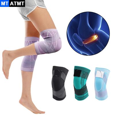 Mtatmt-joelheiras de nylon elástico, 1 parte, esportes, cor