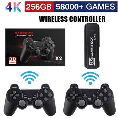 Consola de videojuegos Retro GD10, 256G, 4K, HD, doble mando