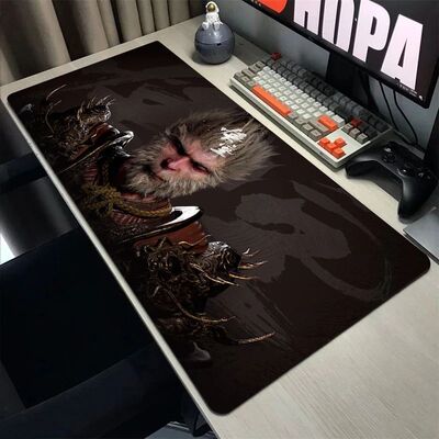 Mito preto Wu Kong Mouse Pad, Gaming PC Acessórios, Tapete,