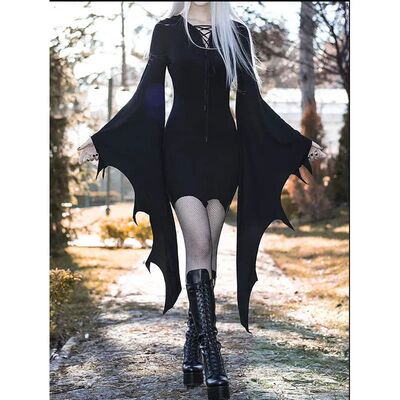 Mulheres Gótico Medieval Cosplay Halloween Floresta Elf Pix