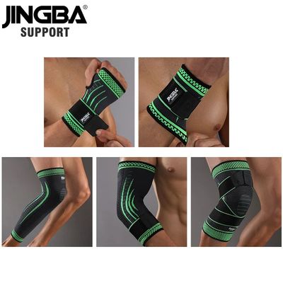 Jingba suporte 1pcs protetor de joelho de bandagem de nylon
