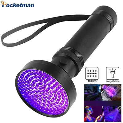 Linterna UV portátil para perros, luz negra de bolsillo, De