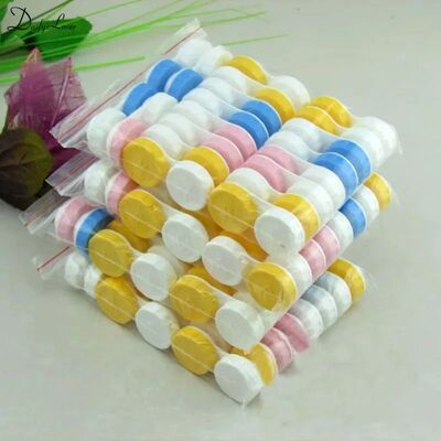 Simples Contact Lens Case Box, Acessórios Eyewear, Cute Tra