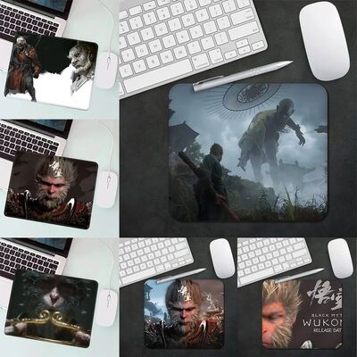Mito preto Wukong Gaming Mouse Pad, XS Pequeno Mousepad para