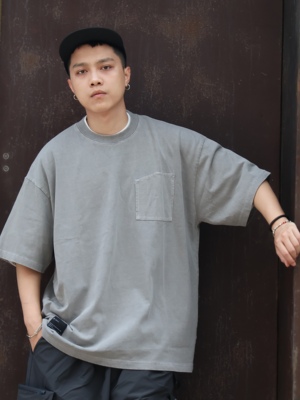 NESSTTU日系蜡染水洗短袖