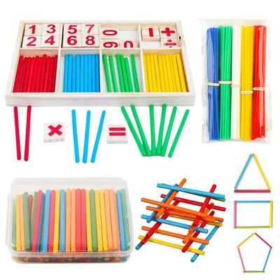 Counting Sticks Wooden/Plastic Lower Grades Mathematics Teac
