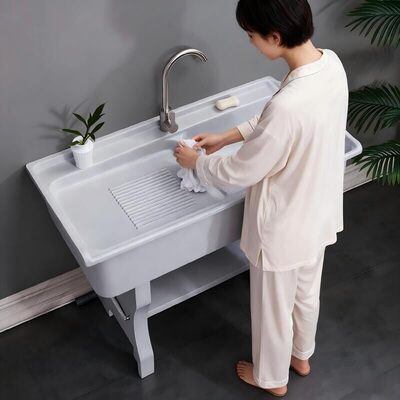 石英石洗衣池洗菜池一体