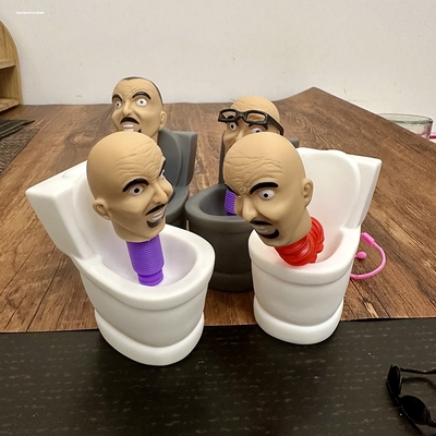 新品skibidi toilet plush马桶人公仔玩具摆件