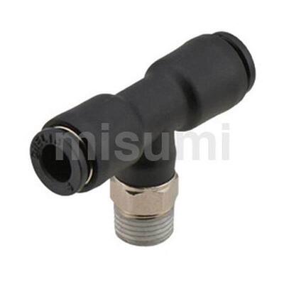 快速接头 T型二通接头 C-MSTEL-4-6-8-10-12-1-2-3-4-M5 PU管接头