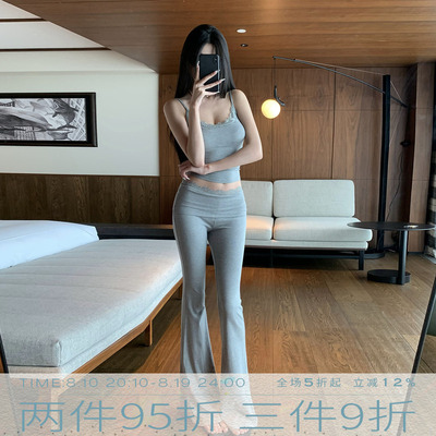 MMMOUND美式复古翻腰长裤