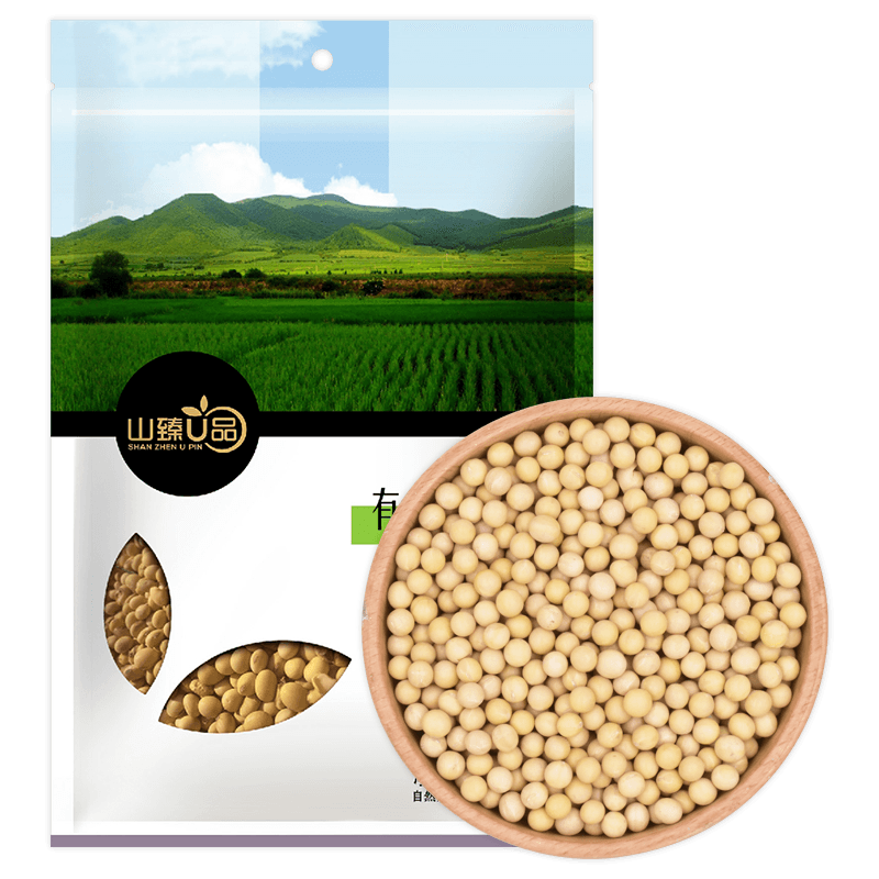 山臻U品有机黄豆东北杂粮真空包装350g