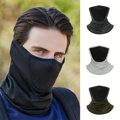Sunscreen Cycling Face Mask Breathable Mesh Sweat-Absorbing