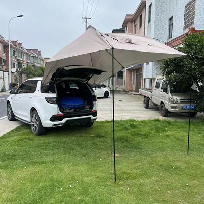 汽拉布塔便携车尾帐阳篷KVB 车车边帐篷 外户野营多人防雨遮凉棚