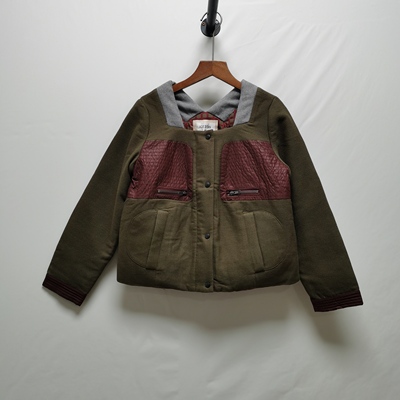 【达】换标老款棉+羊毛面料羽绒服短款修身百搭长袖羽绒上衣R1248