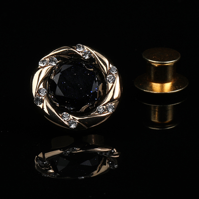 龙安豪胸针领针包邮精美礼盒铜胚