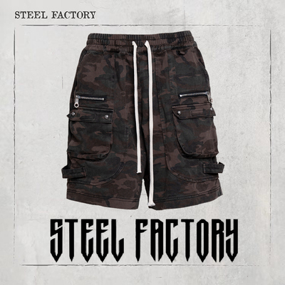 迷彩裤SteelFactory冶錬厂短裤