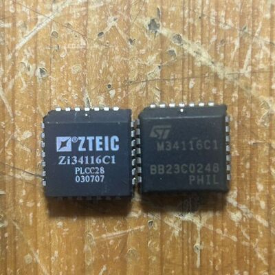 ZI34116C1 M34116C1 PLCC28芯片 拆机