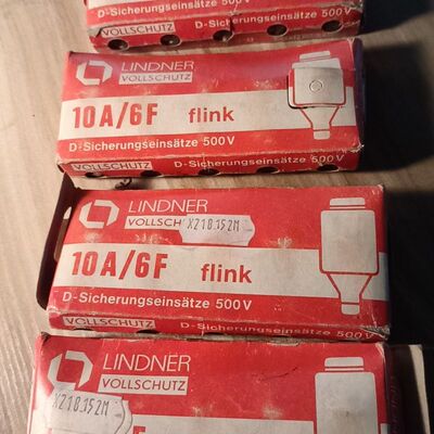 LINDNER 熔断器芯 10A/6F flink 500V