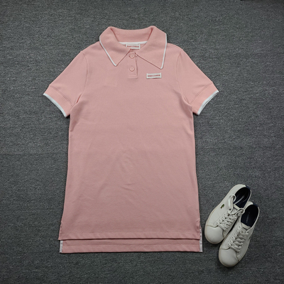 4172鱼 夏新多巴胺 华夫格大翻领POLO连衣裙 薄荷绿短袖宽松中裙