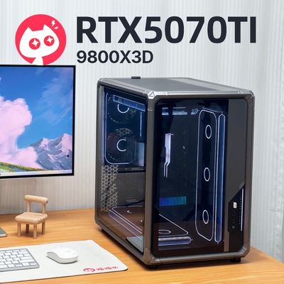 5070TI+9800X3D乔思伯X400