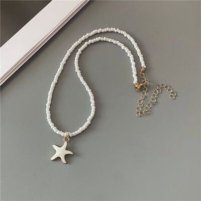 Spring Summer Necklace for Women Girl Cute Romantic Starfish