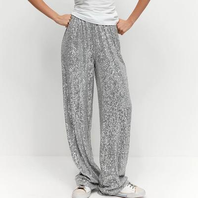sequin pants pants pants for women high fitted leather