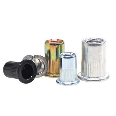 大边竖纹拉铆螺母304不锈钢