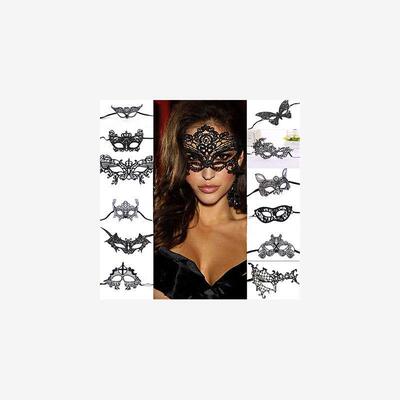 Sexy Women Lace Eye Mask Masquerade Ball Prom Halloween Cost