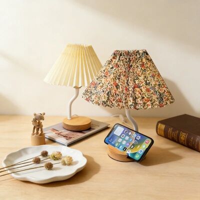 The Bedside Table Lamp in Nordic Style Features An Eye-prote