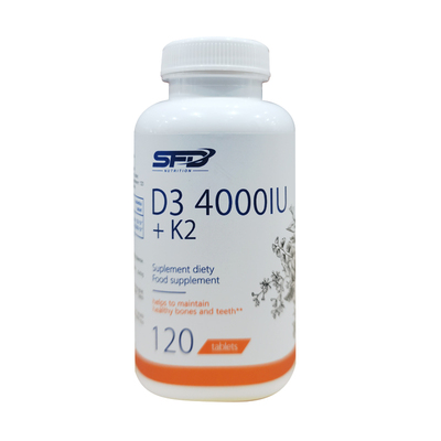 2026年12月 波兰SFD维生素D3 4000iu+K2 120粒